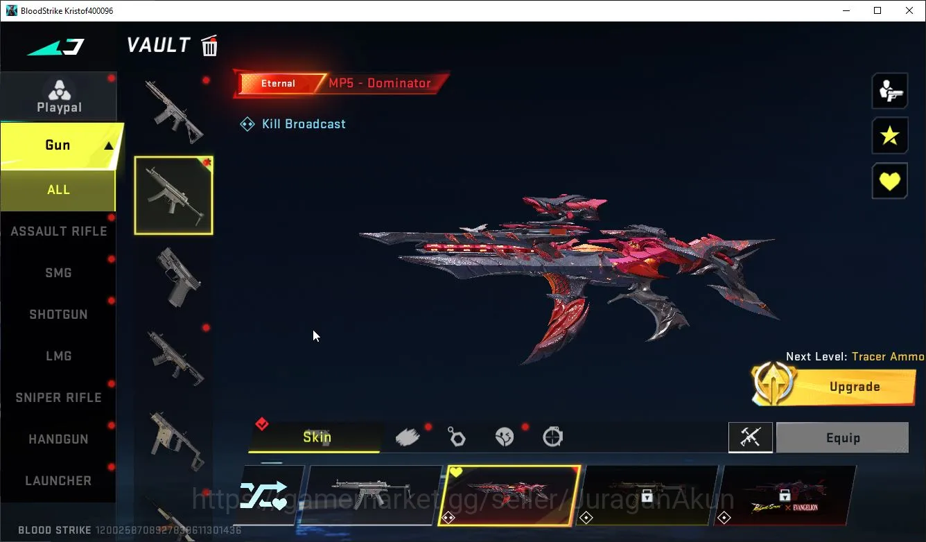 Blood Strike Accounts - Asiafresh Startercollab Eva Mc | GameMarket.gg