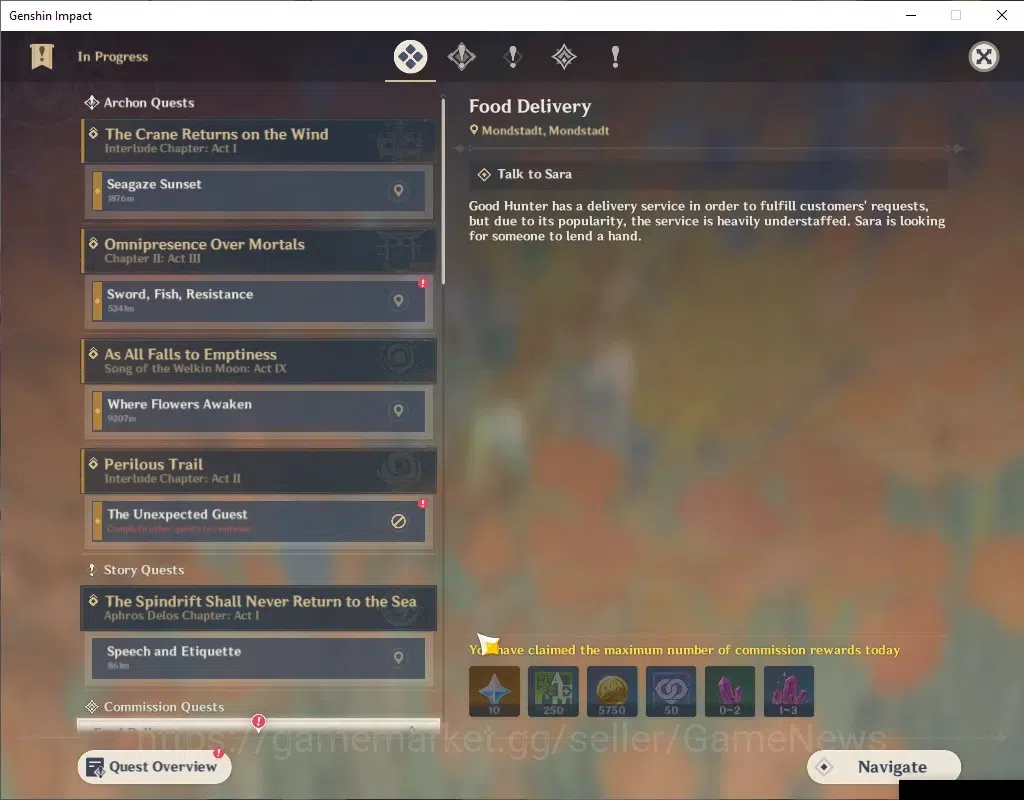 Genshin Impact Accounts - Asia Ar 50 7 Limited 3 5wep Ar | GameMarket.gg