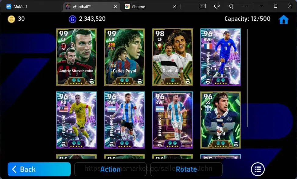 Efootball Accounts - Android Pw 3143 Andriy Shevche | GameMarket.gg