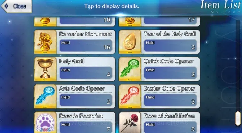 Fate Grand Order Accounts - Na Lv 77 Starter Okeanos 3 Lim | GameMarket.gg