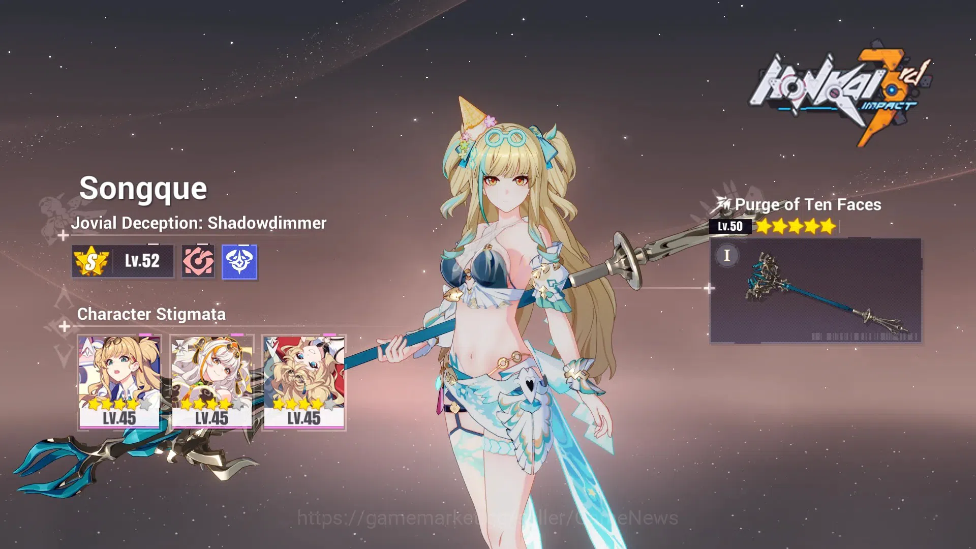 Honkai Impact 3rd Accounts - Sea Lv 54 7461 Crystal 3 Full | GameMarket.gg