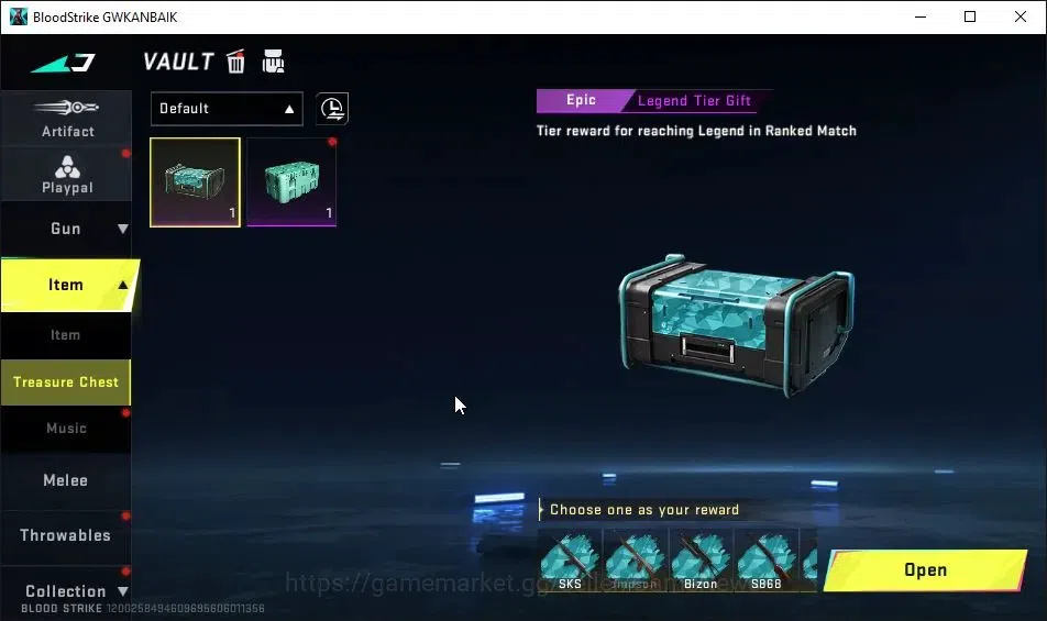 Blood Strike Accounts - Asia Eternal Uzi Lv3 Melee Ult | GameMarket.gg