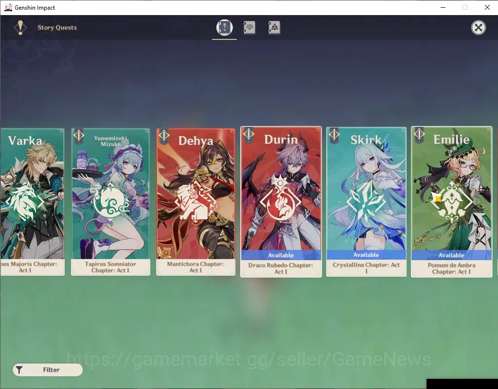 Genshin Impact Accounts - Asia Ar 57 9 Limited 5 5wep Zi | GameMarket.gg
