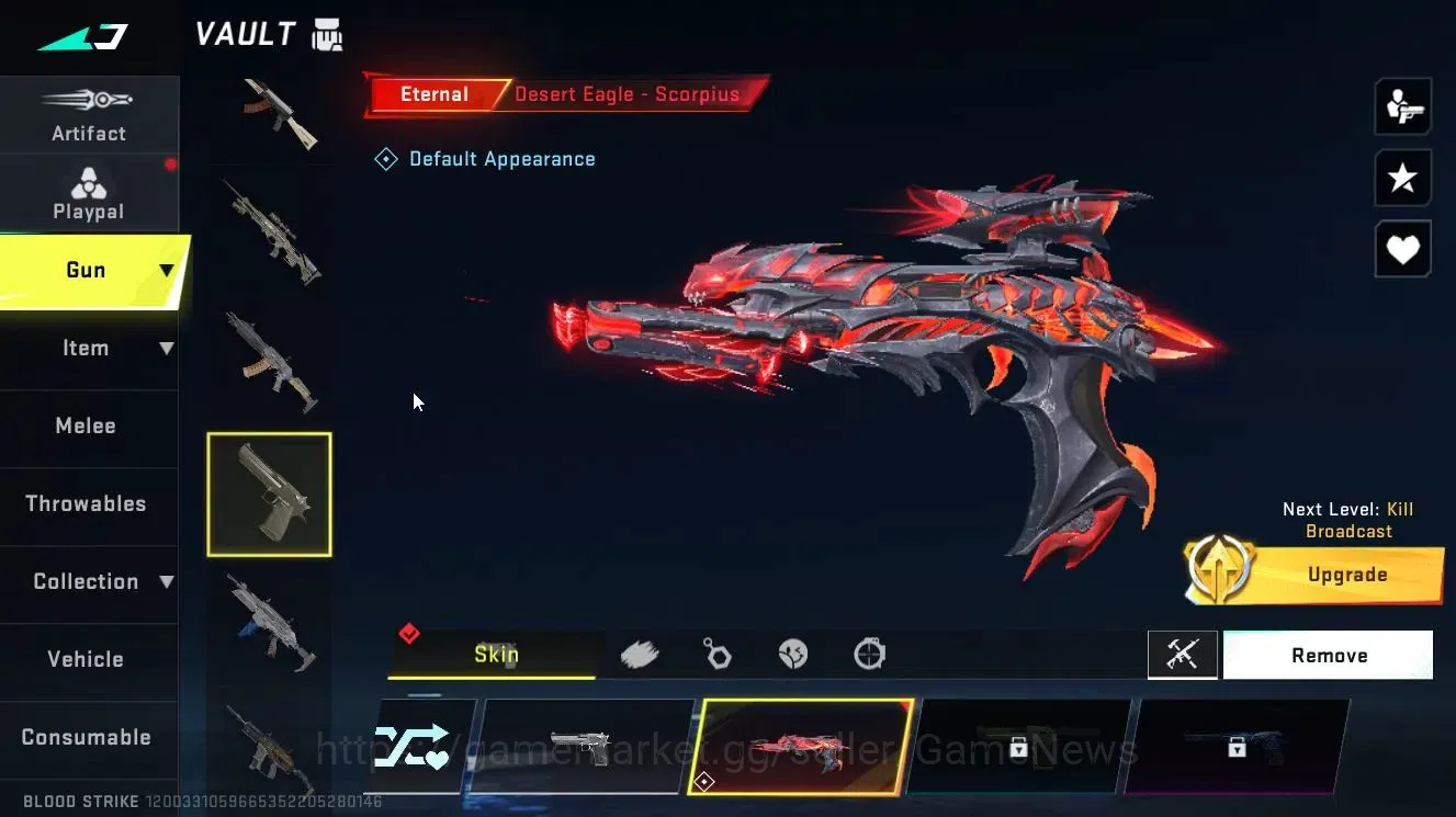 Blood Strike Accounts - Asia Eternal Desert Eagle Scor | GameMarket.gg