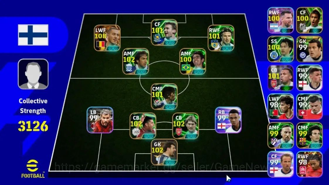 Efootball Accounts - Android Epic Bigtime Eden Haza | GameMarket.gg